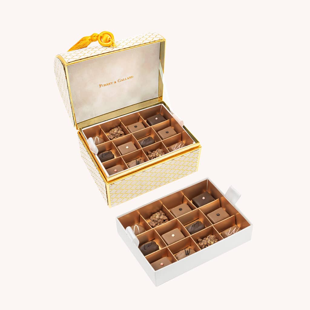 SUGAR FREE CHEST BOX – 24 PCS - Forrey & Galland Chocolatier